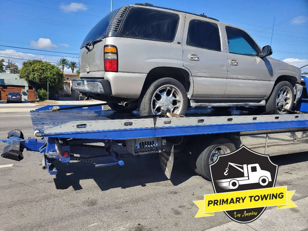 Flatbed Towing | Primary Towing Los Angeles | 24 Hour Towing near me
